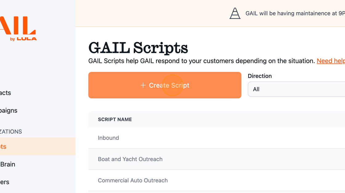 Create Your Own Call Script Create Your Own Call Script