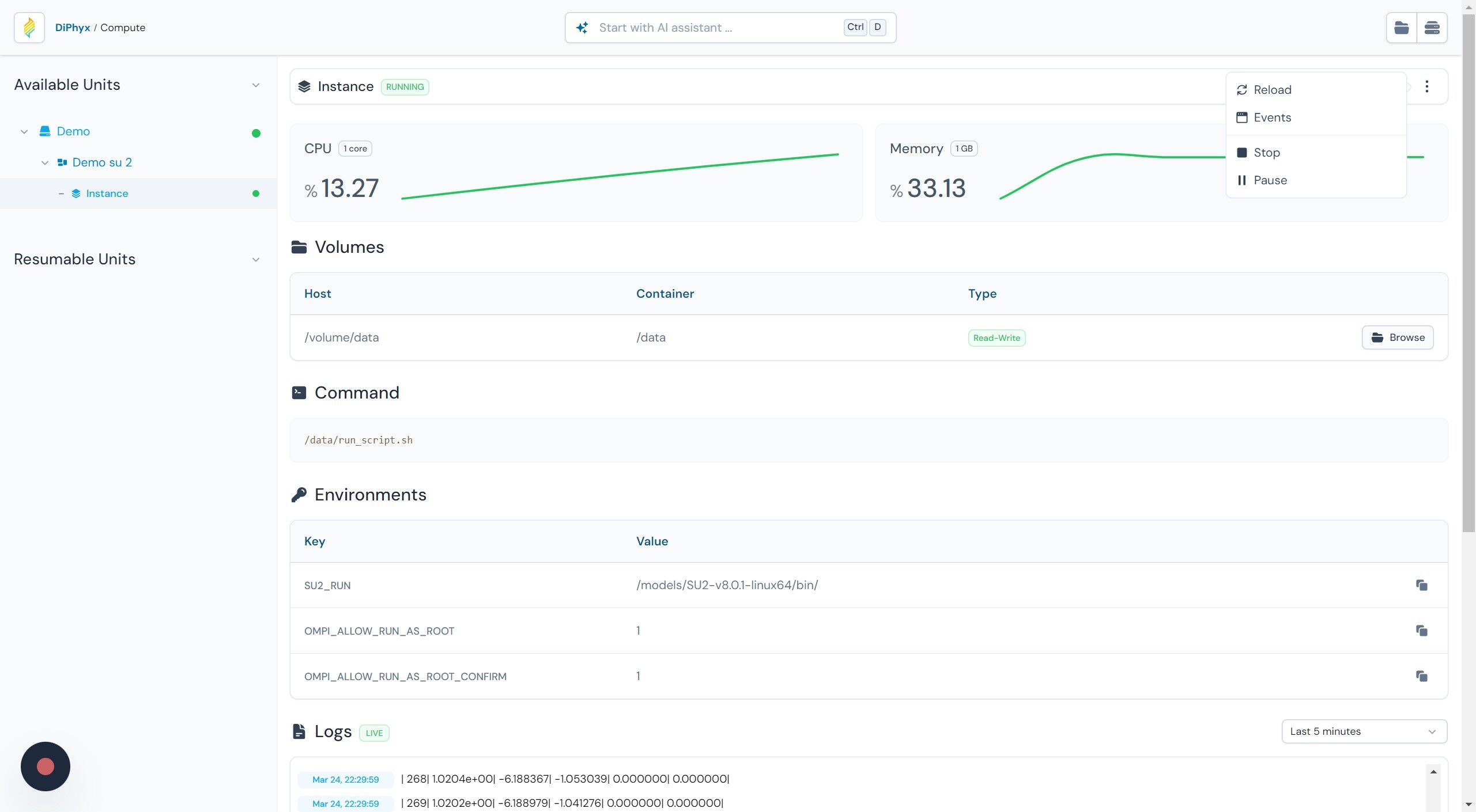 Creating an SU2 Instance - DiPhyx
