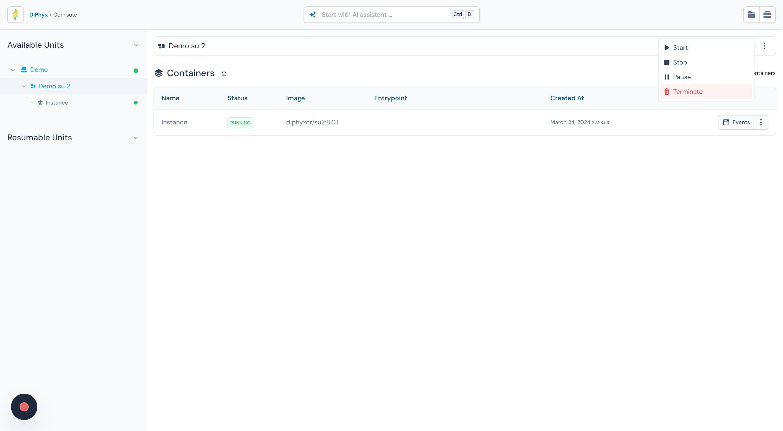 Creating an SU2 Instance - DiPhyx