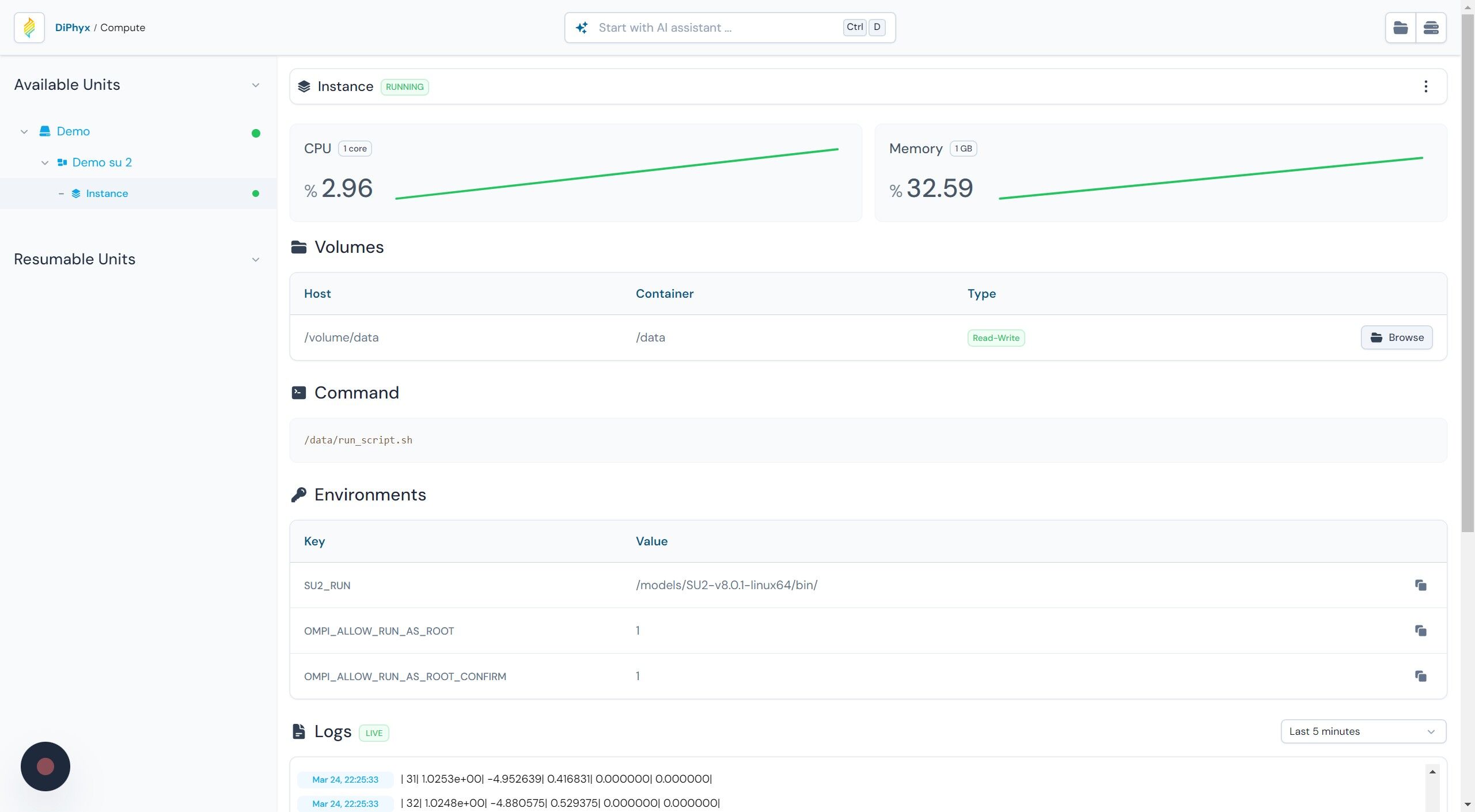 Creating an SU2 Instance - DiPhyx