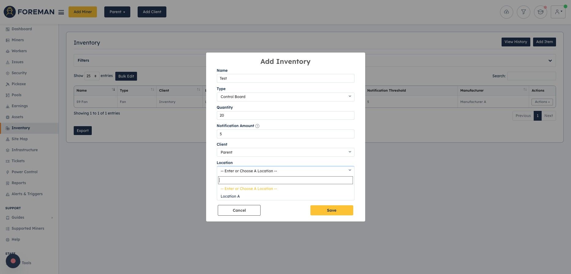 How To: Set Up Low Inventory Notifications When Adding A New Inventory Item – OBM
