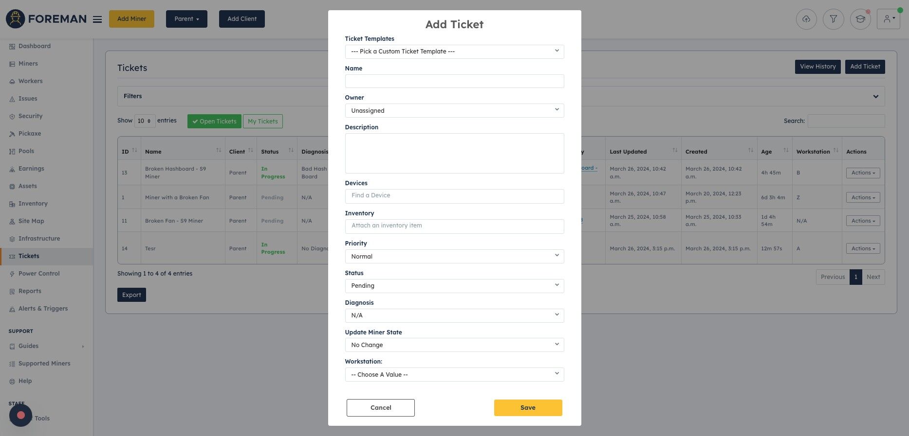 How To: Create A Ticket Template – OBM