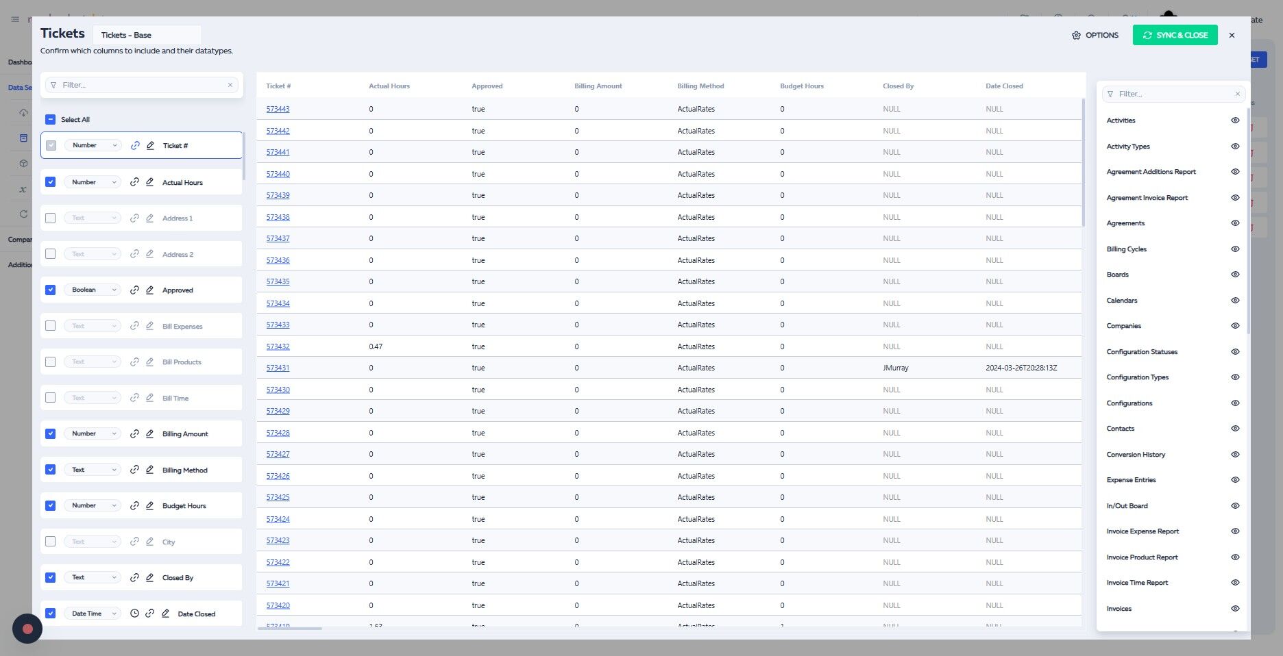 Changing ticket links from ConnectWise to MTX | Resplendent Data Help ...