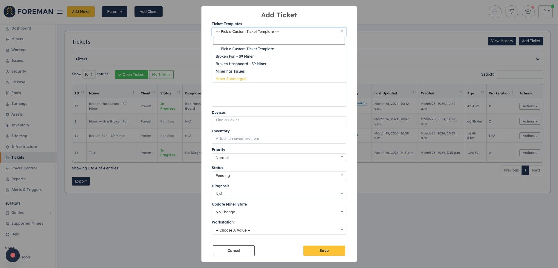 How To: Create A Ticket Template – OBM