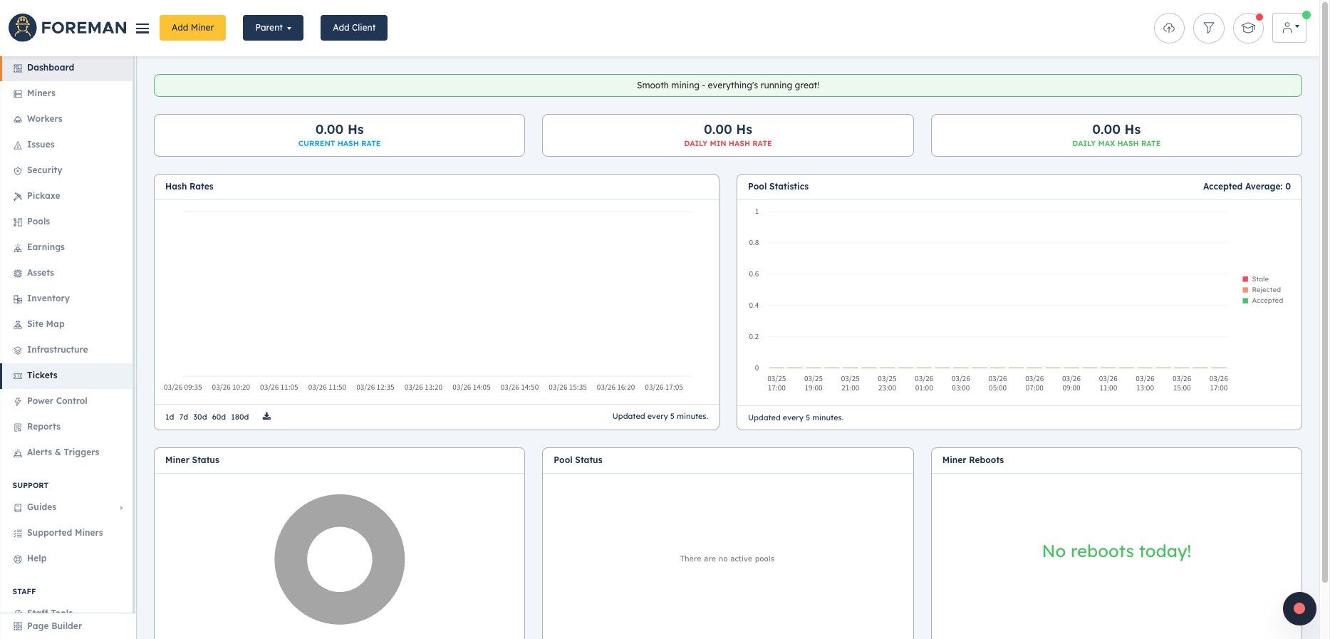 How To: Change The Status Of A Ticket – OBM