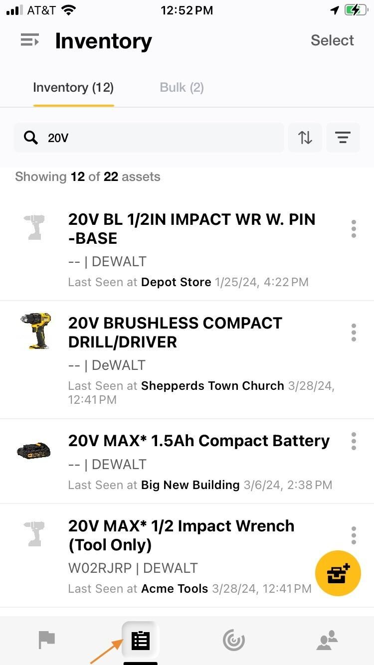 3.2.5 Updated Inventory Filters – DEWALT