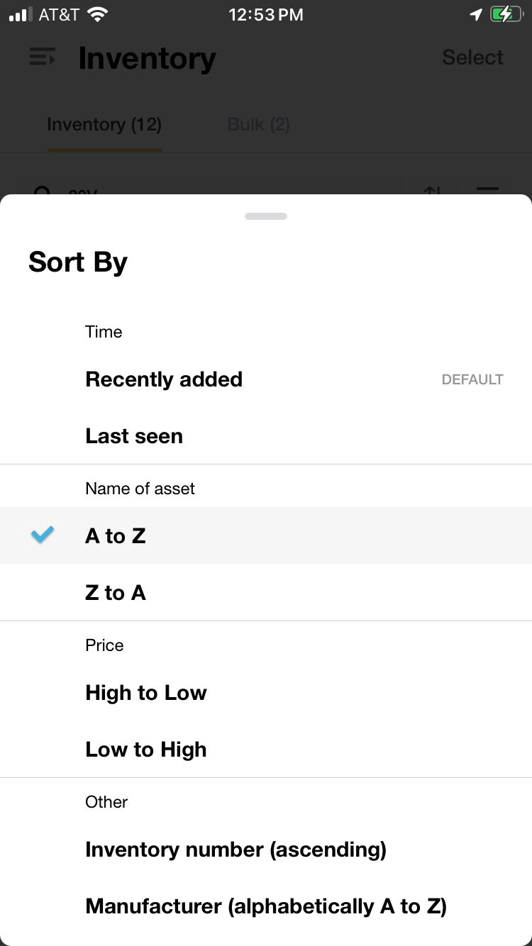 3.2.5 Updated Inventory Filters – DEWALT