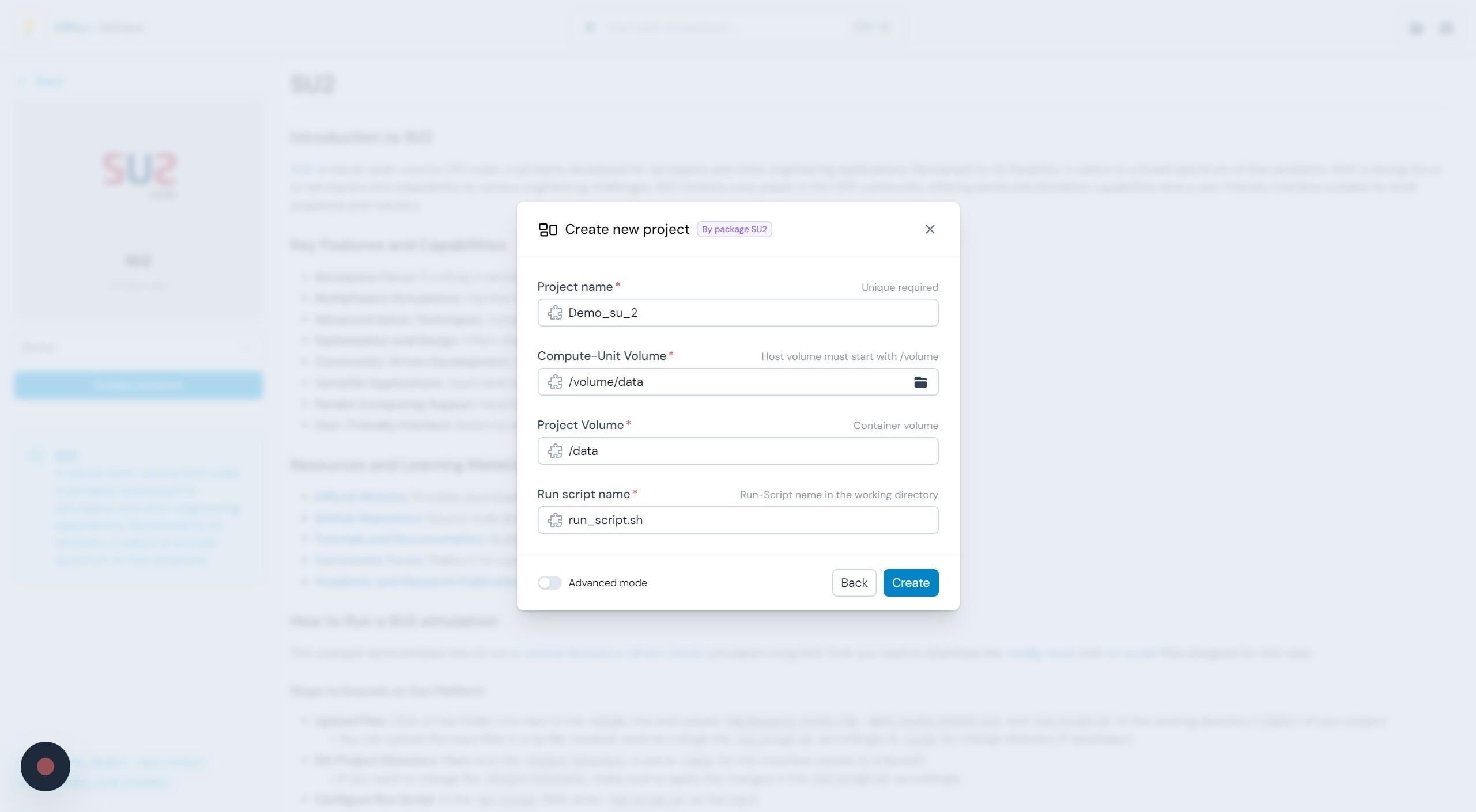 Creating an SU2 Instance - DiPhyx