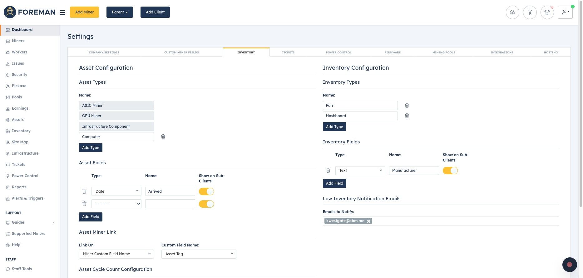 How To: Create A Custom Asset Field – OBM
