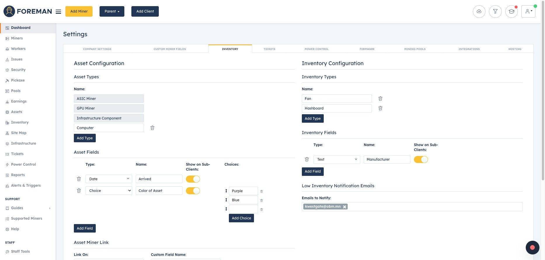 How To: Create A Custom Asset Field – OBM