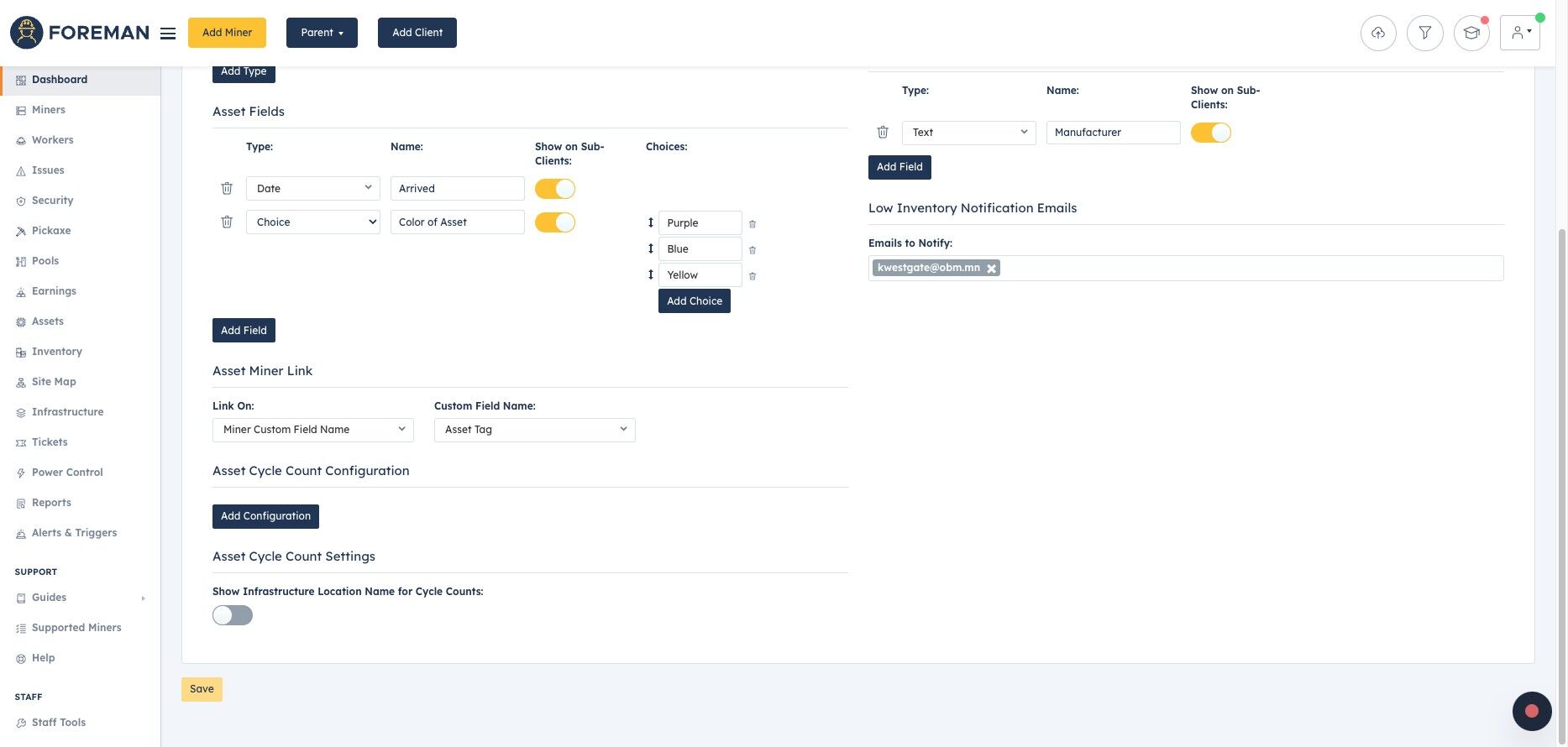 How To: Create A Custom Asset Field – OBM