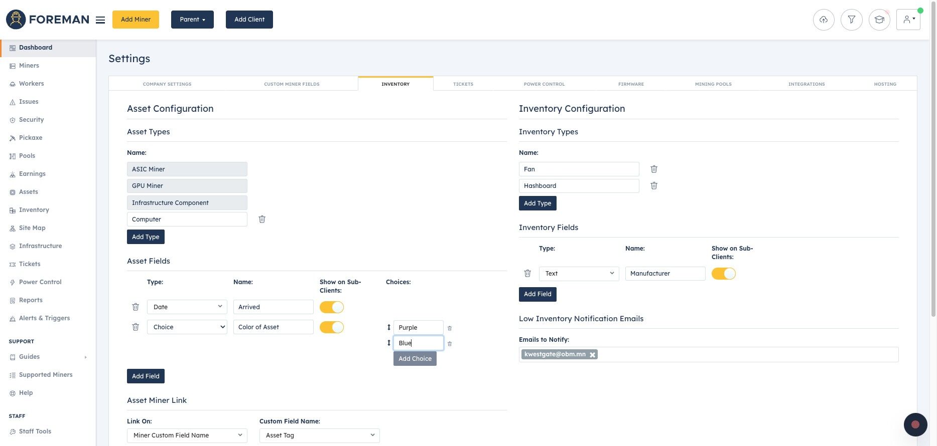 How To: Create A Custom Asset Field – OBM