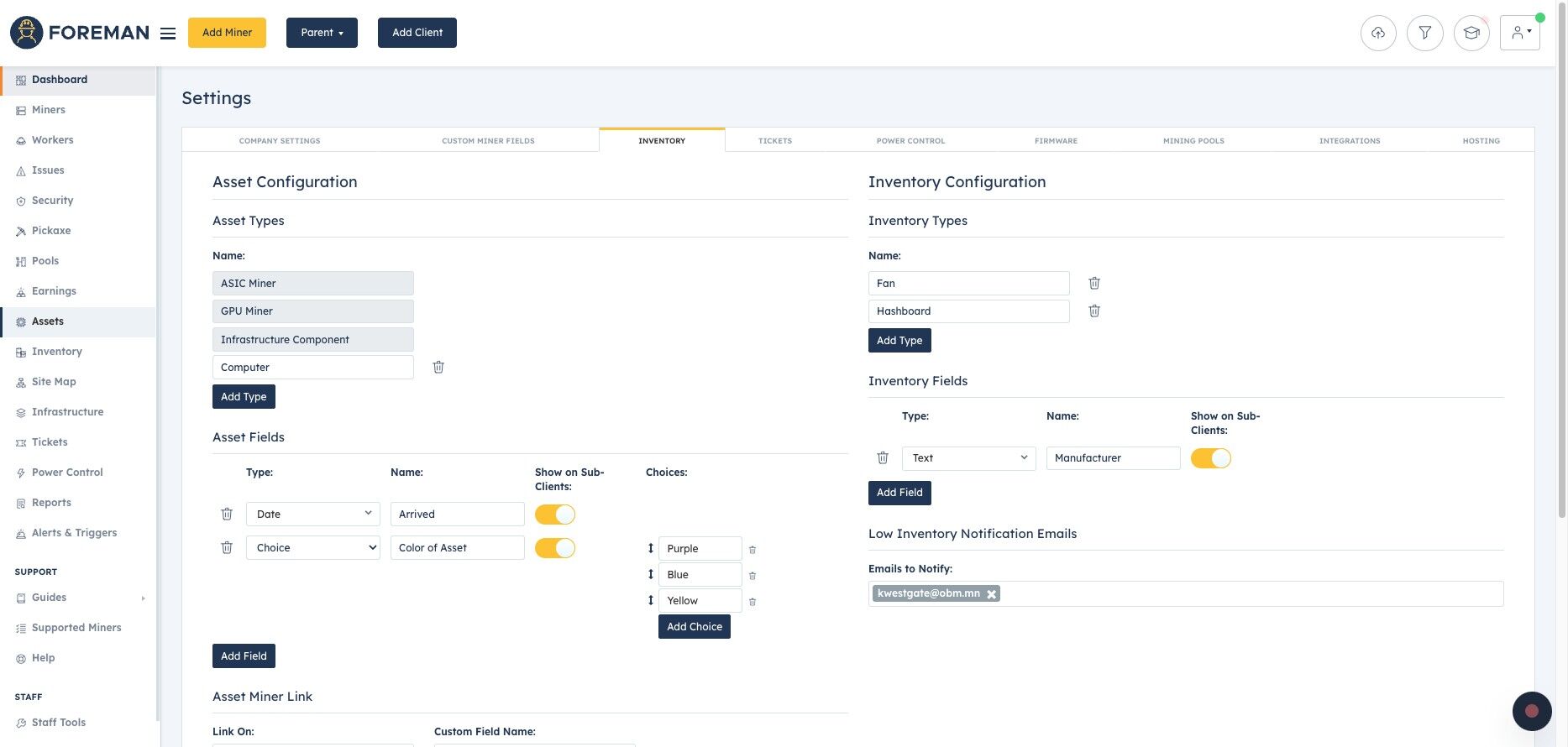 How To: Create A Custom Asset Field – OBM