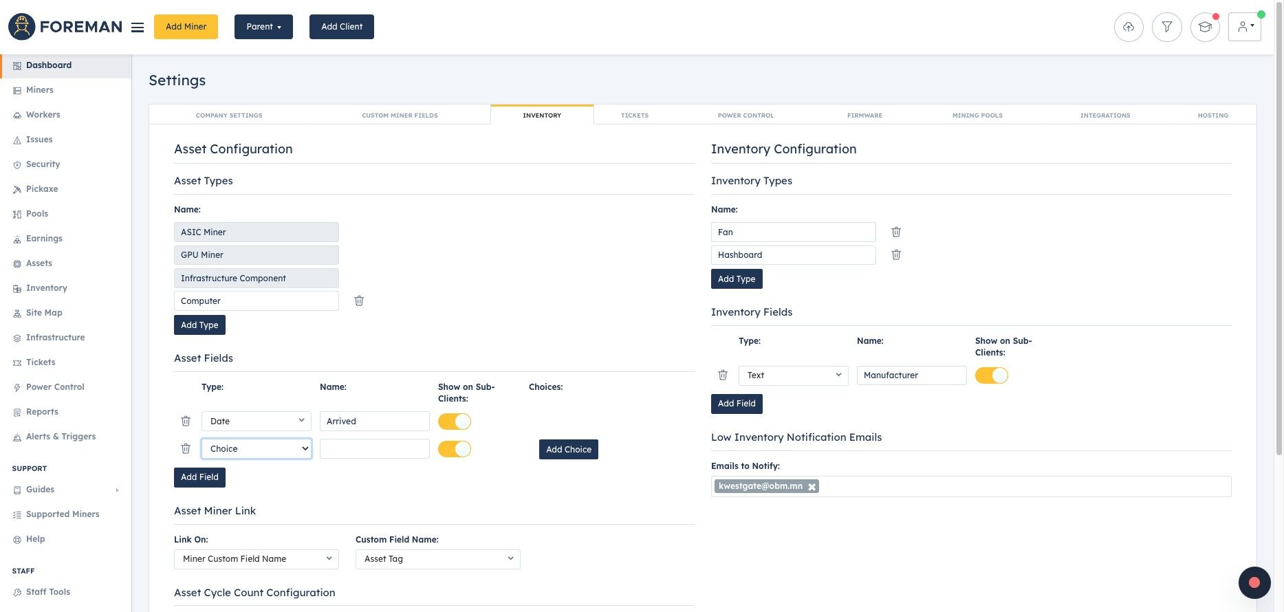 How To: Create A Custom Asset Field – OBM