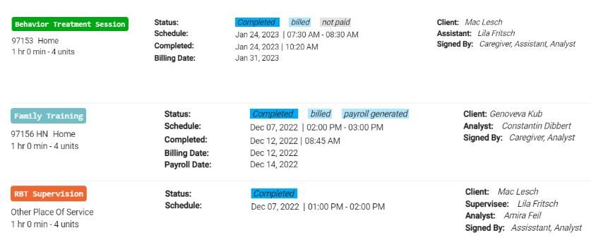 Symbology in ABA Matrix - ABA Matrix Knowledge Desk