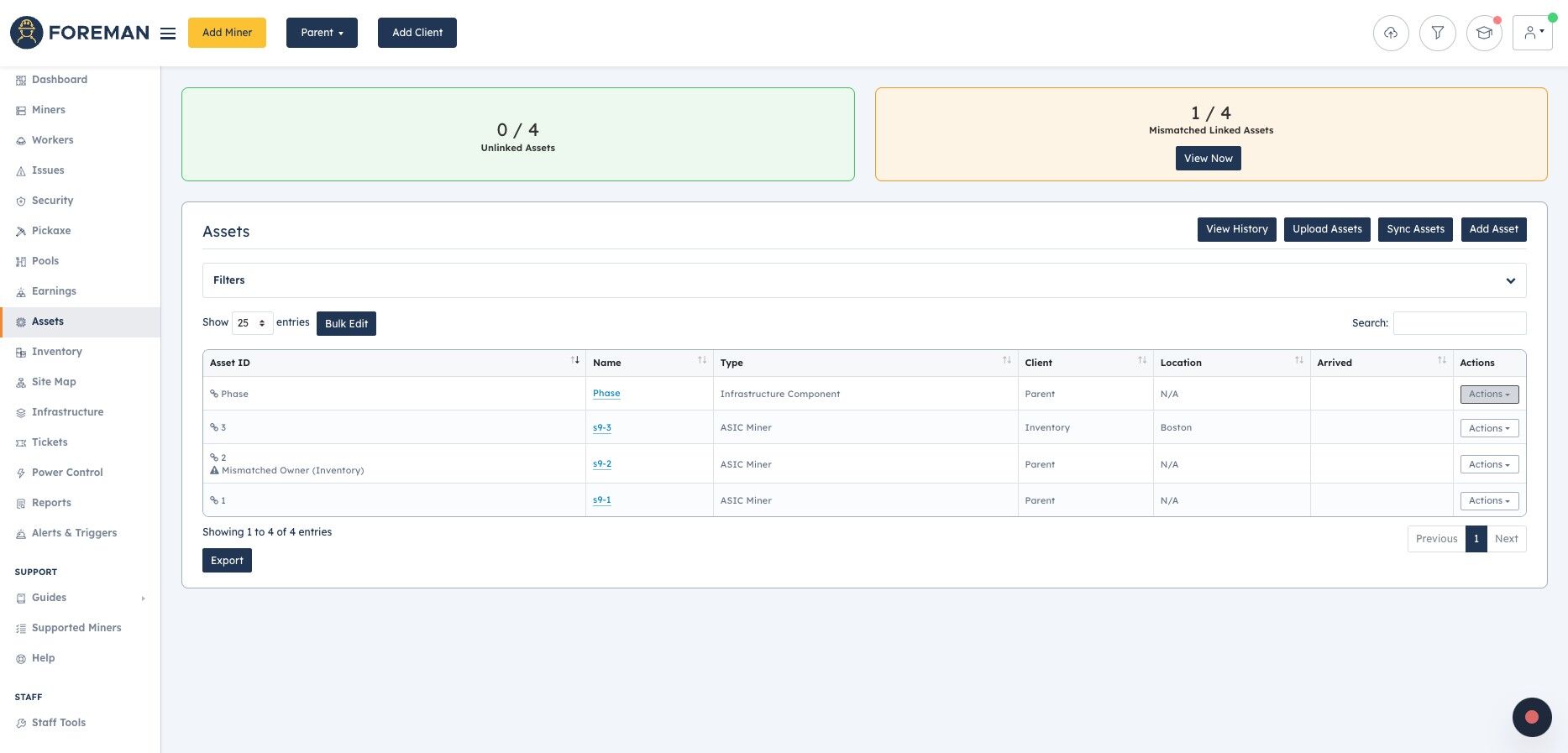 How To: View the History of an Individual Asset – OBM