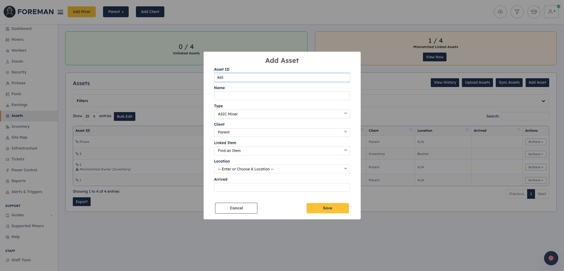 How To: Add An Individual Asset – OBM