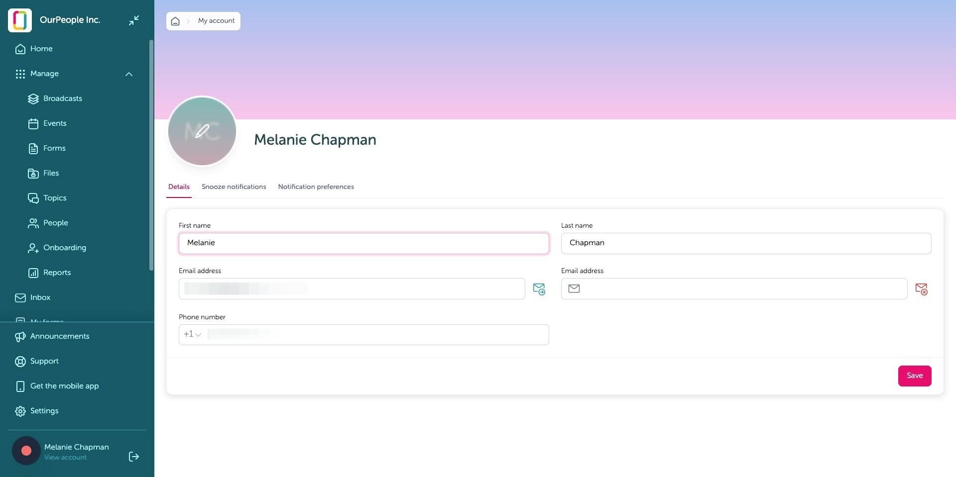 Add a Profile Photo – OurPeople