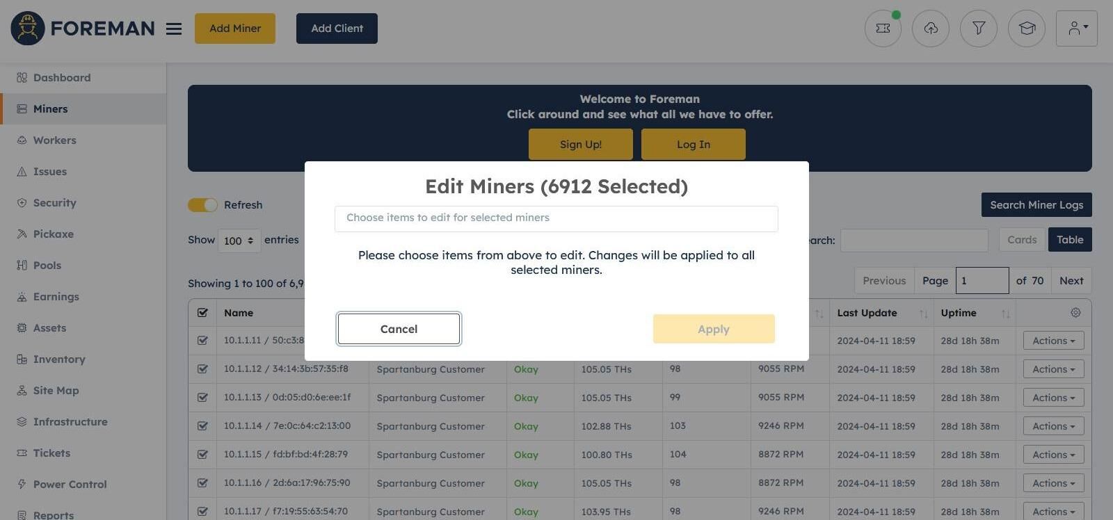 Common Troubleshooting: Miner Issues – OBM