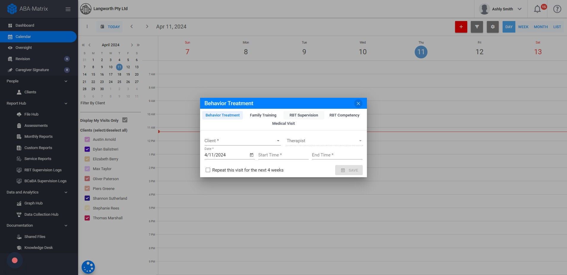 How to Create a Supervision - ABA Matrix Knowledge Desk