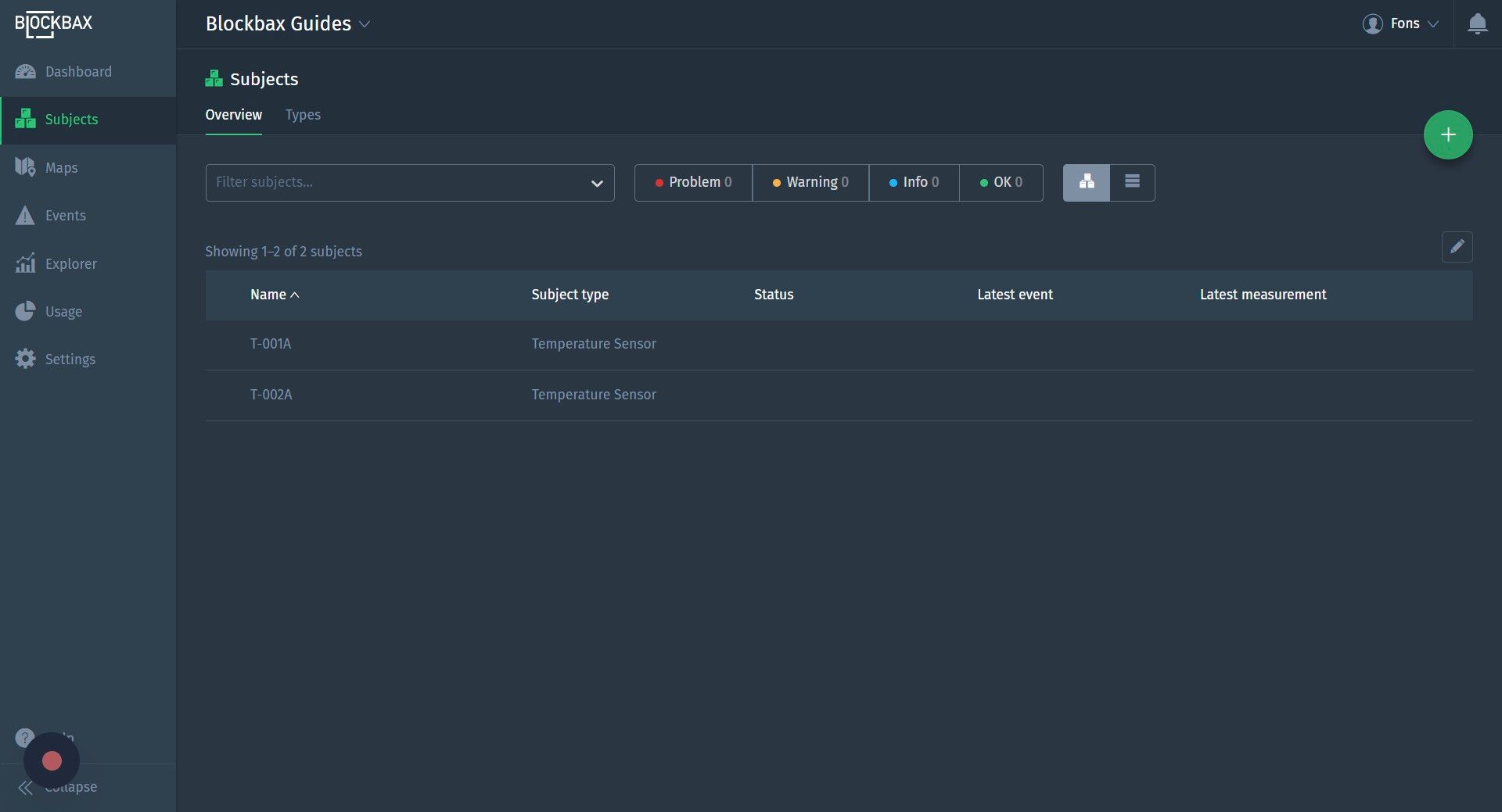 Get started with Subject composition | Blockbax