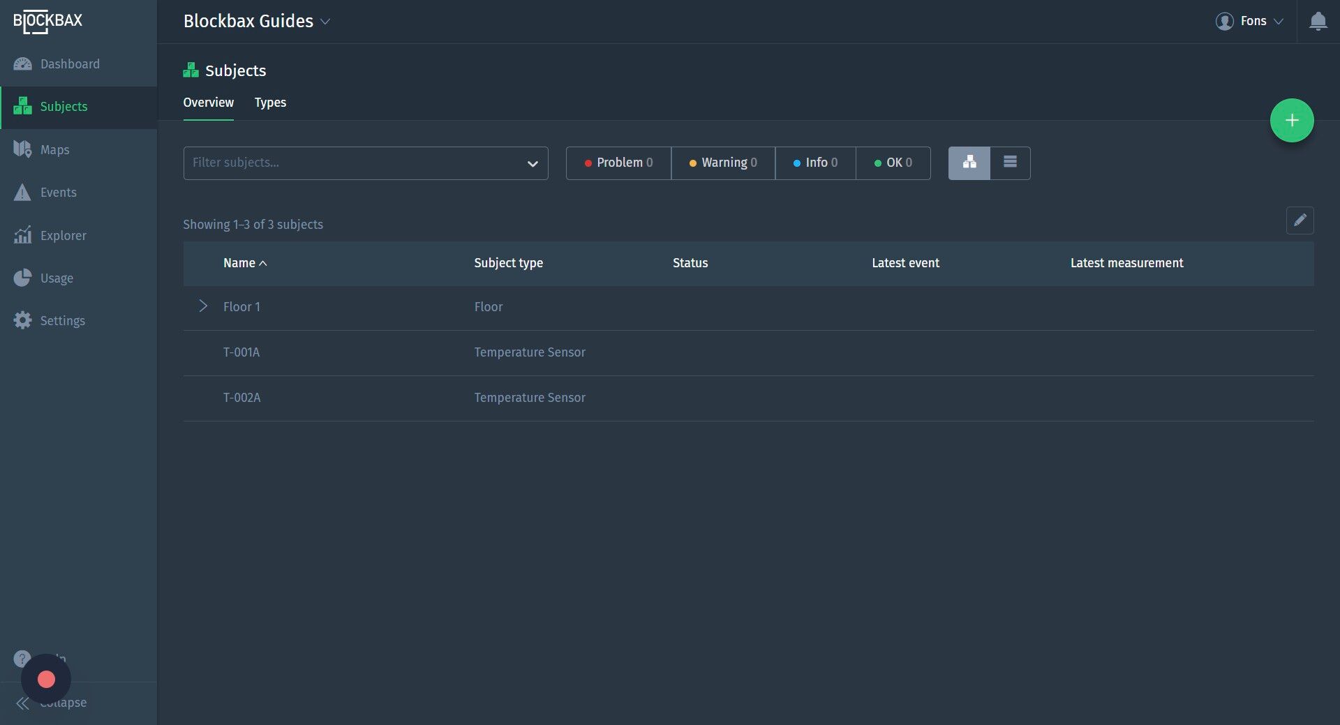 Get started with Subject composition | Blockbax