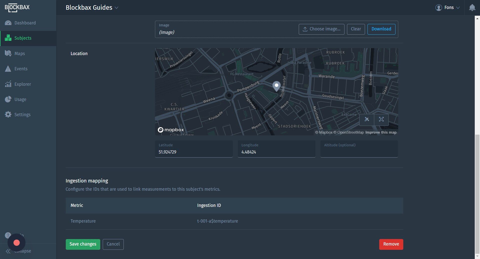 Get started with Subject composition | Blockbax