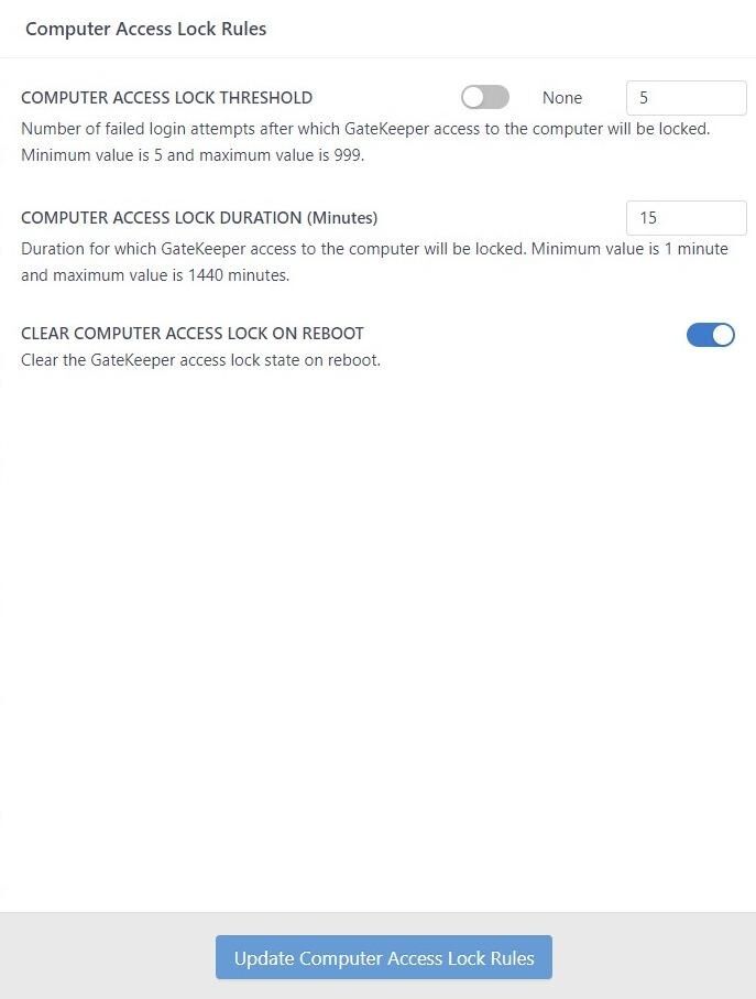 Access Lock Explained. – GateKeeper
