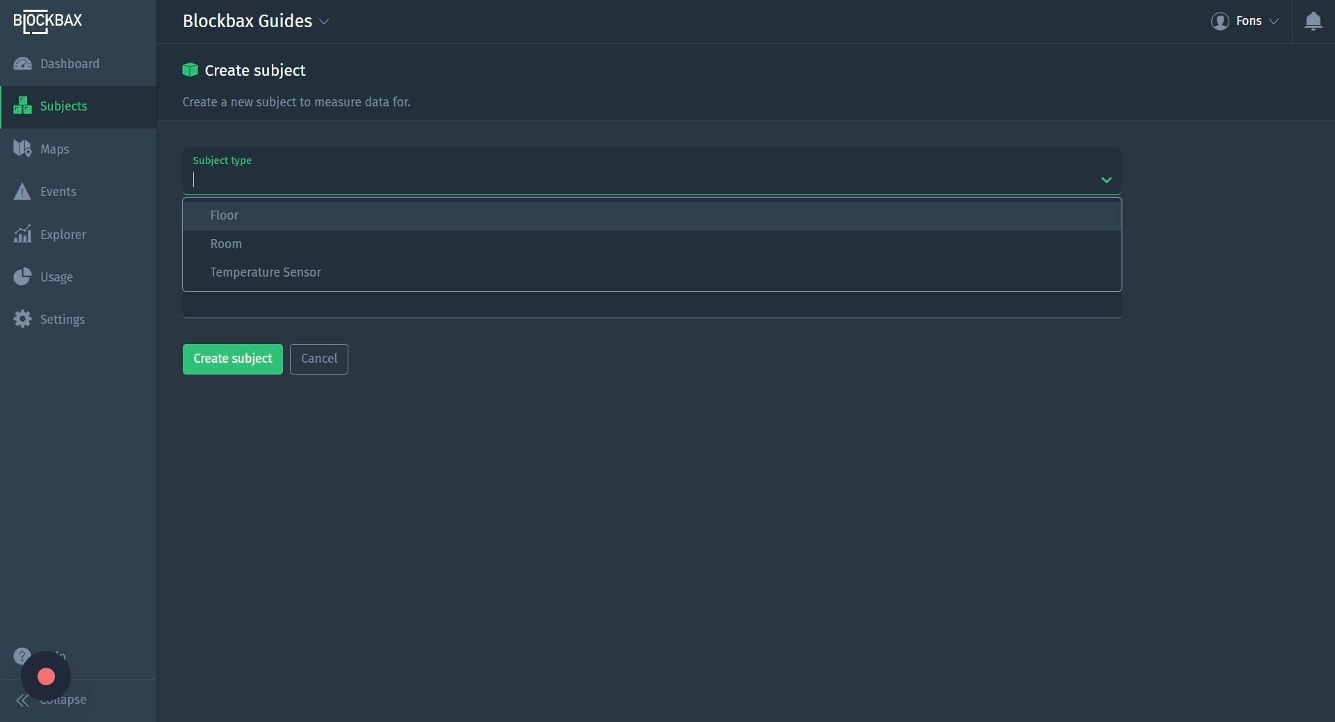 Get started with Subject composition | Blockbax
