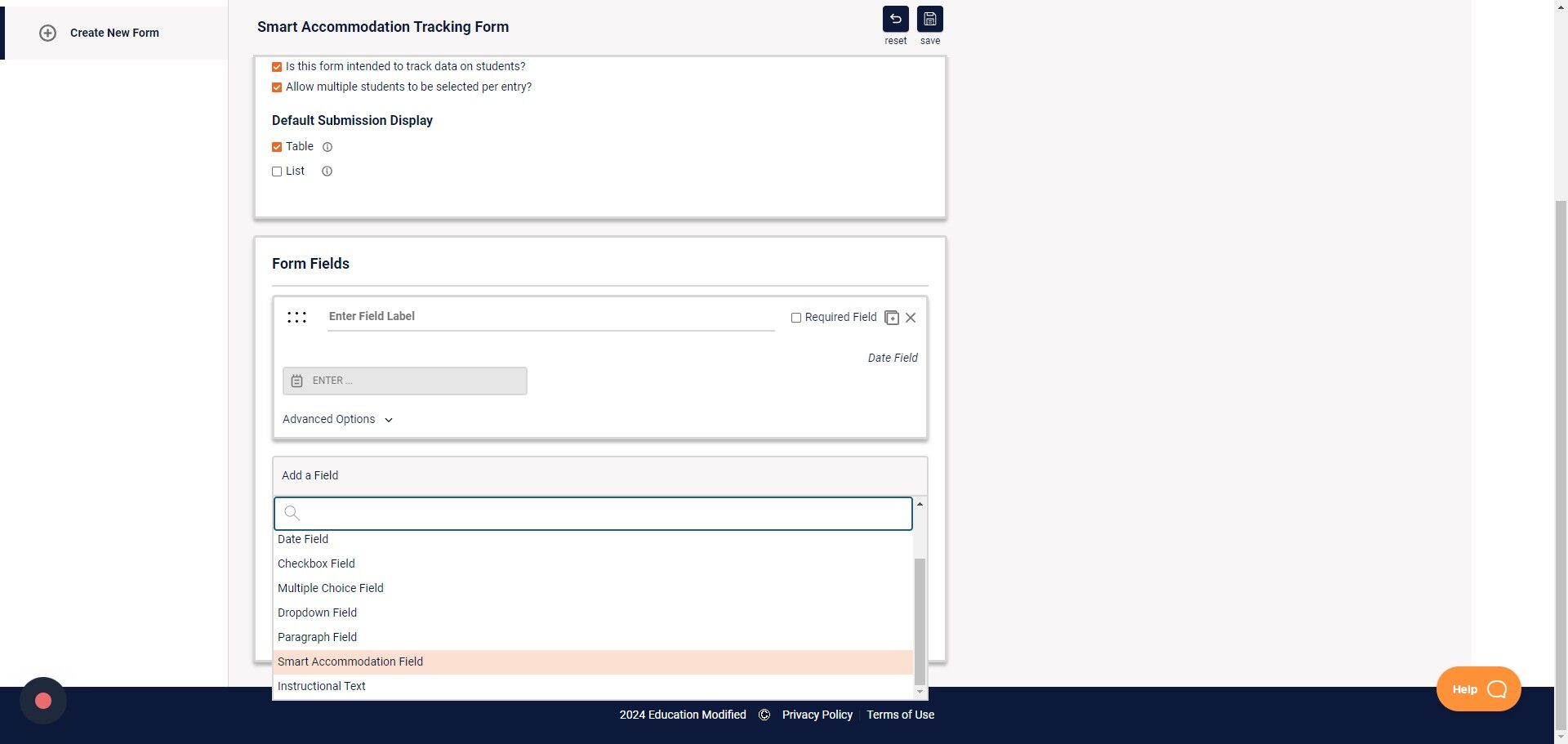 Accommodations Tracking in Data Collection Hub - Education Modified ...