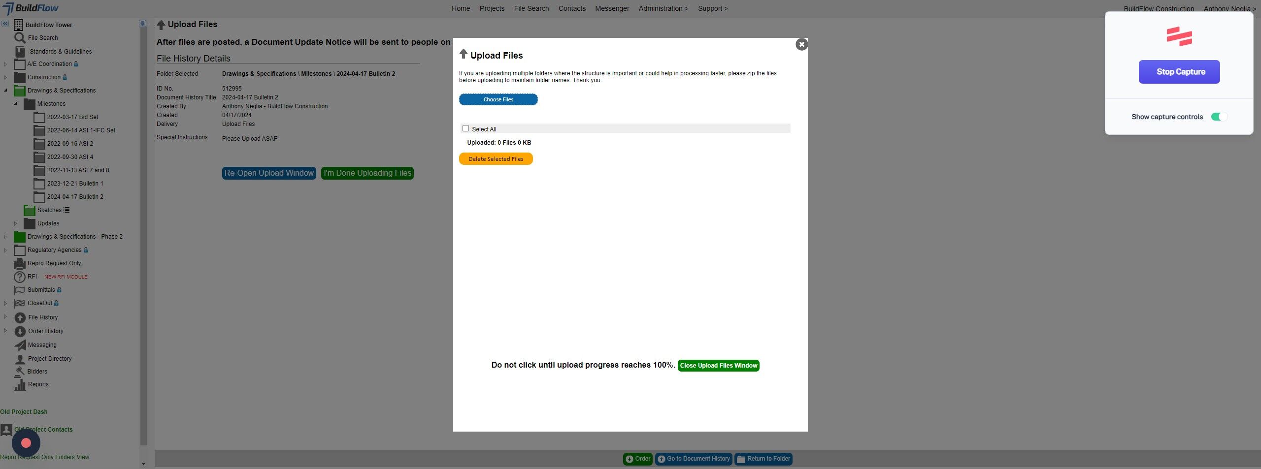 Adding/Uploading Files and Documents - BuildFlow
