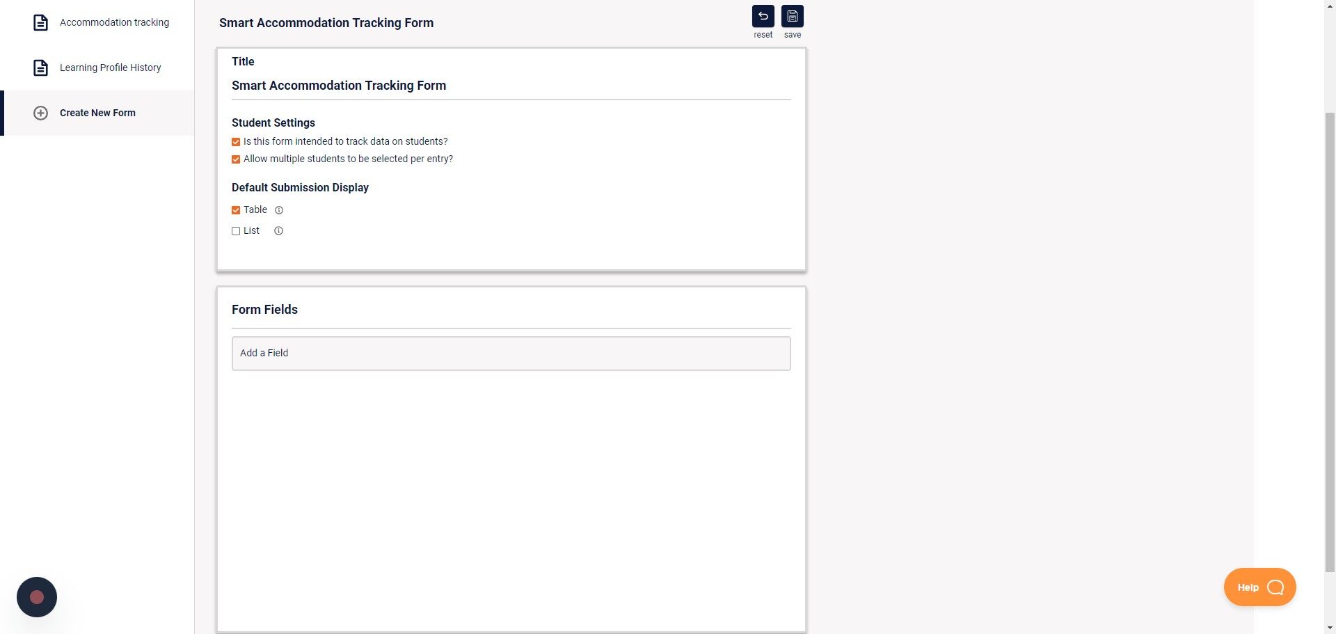 Accommodations Tracking in Data Collection Hub - Education Modified ...