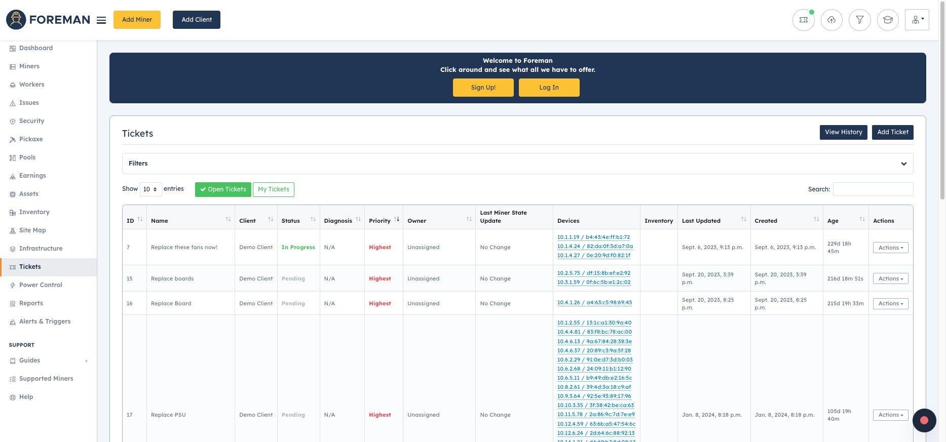 The Technicians Use Case For Inventory, Assets and Tickets within ...