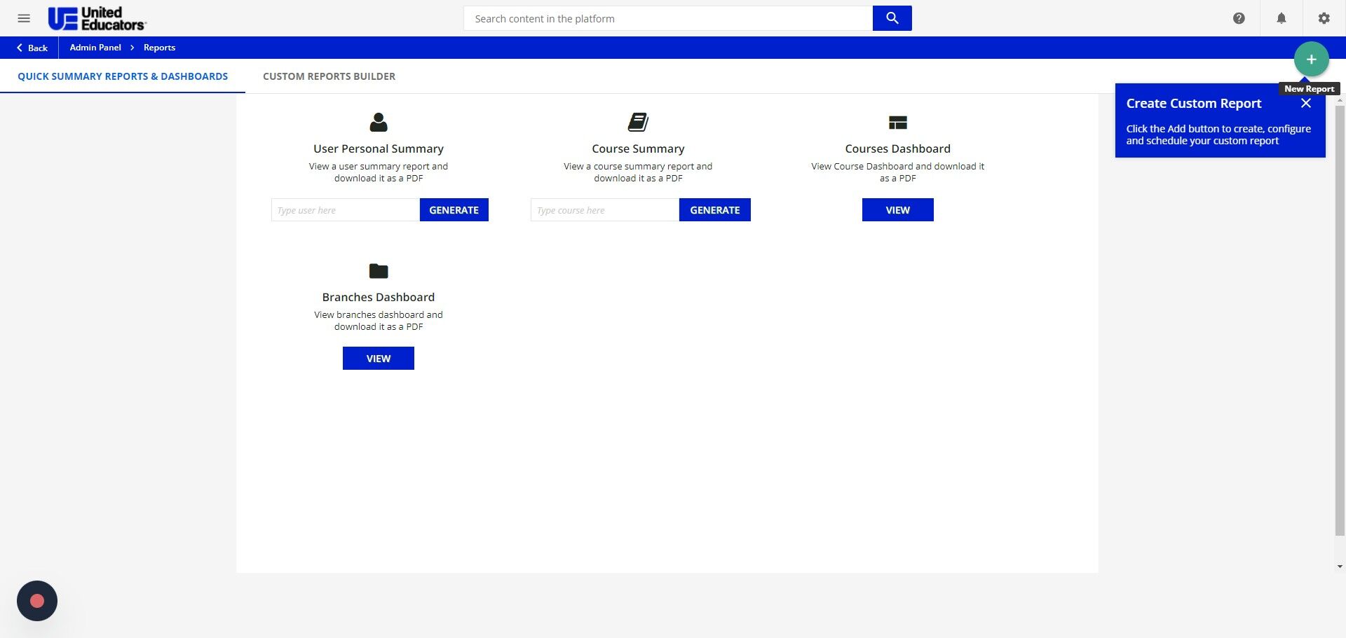Creating Custom Reports & Scheduling Reports – Lexicon