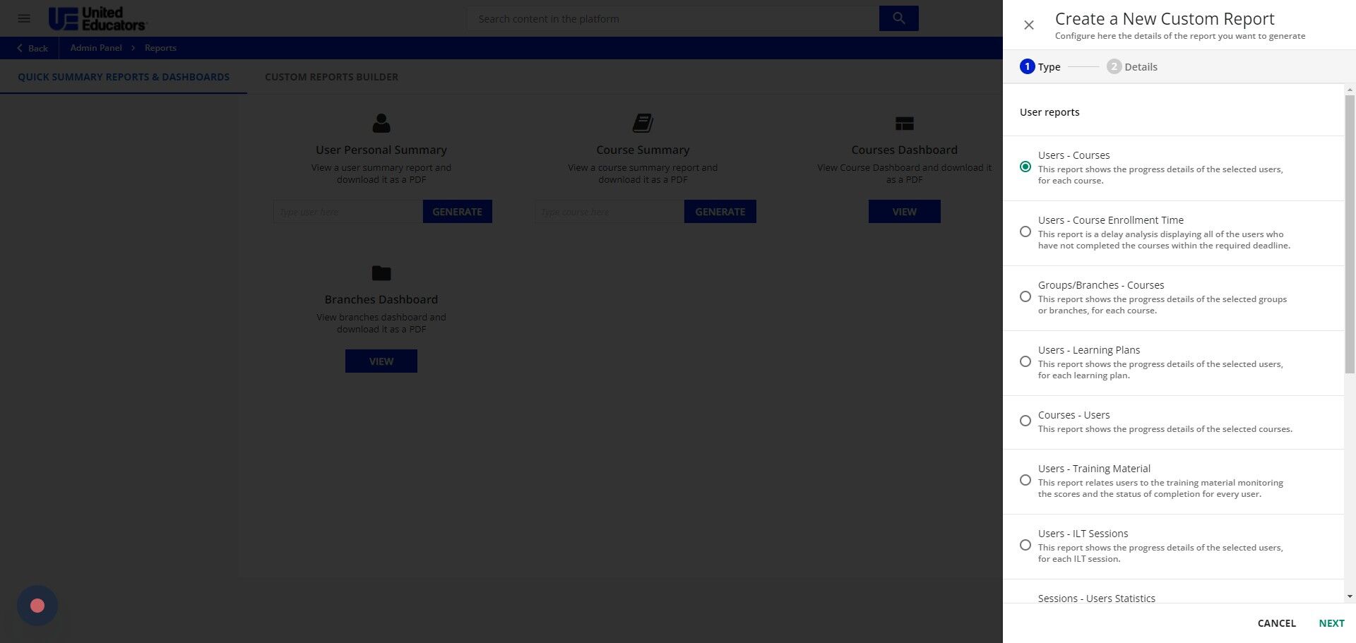 Creating Custom Reports & Scheduling Reports – Lexicon