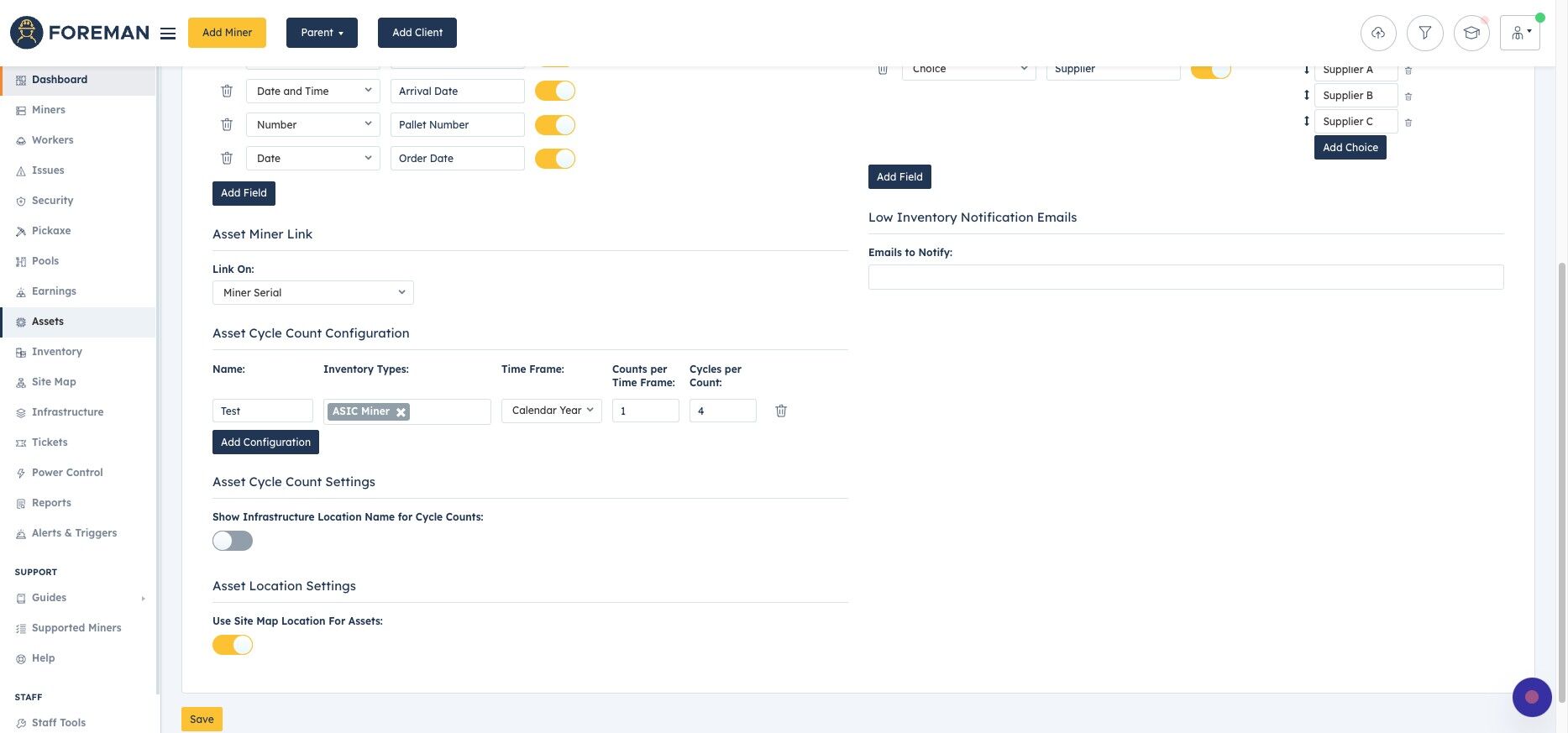 How To: Set Up Cycle Counts for Auditing Assets – OBM