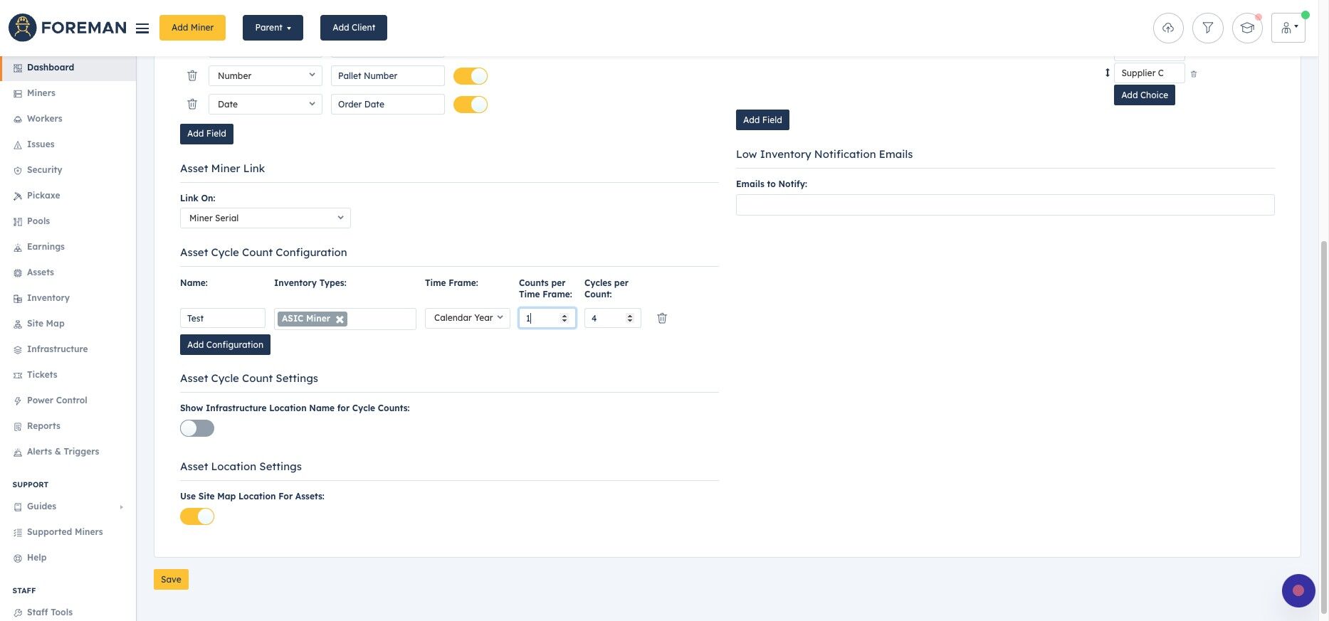 How To: Set Up Cycle Counts for Auditing Assets – OBM
