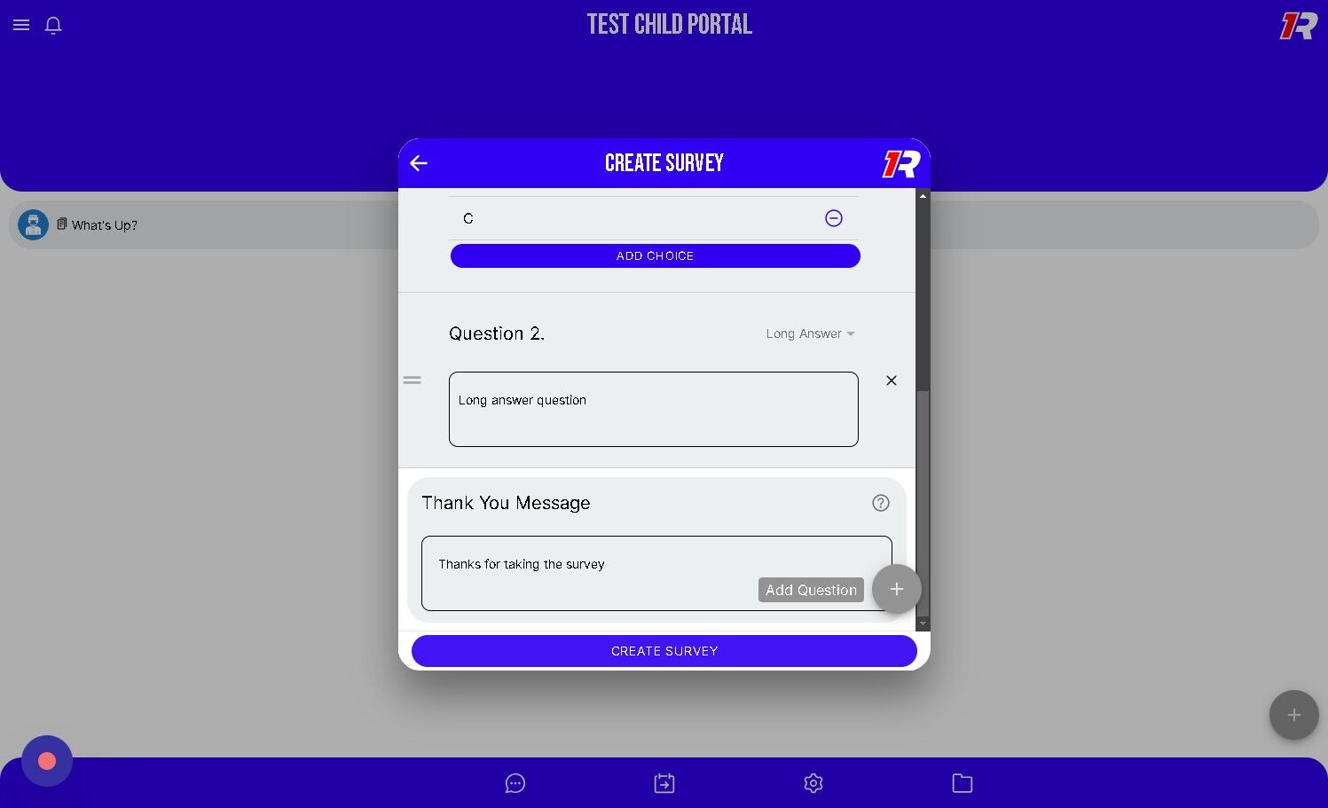 How to create a survey