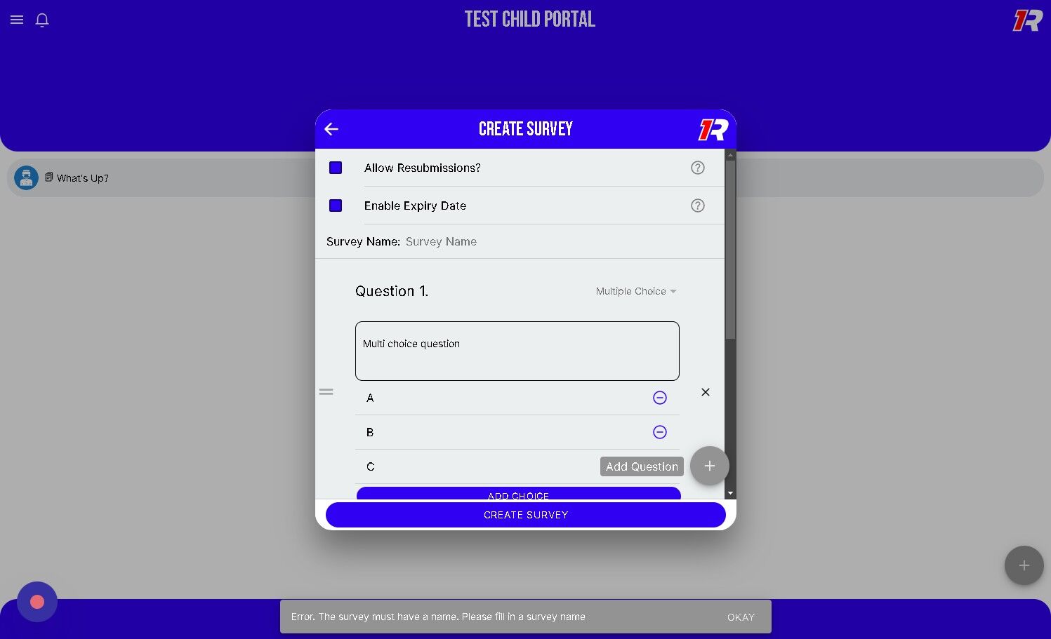 How to create a survey