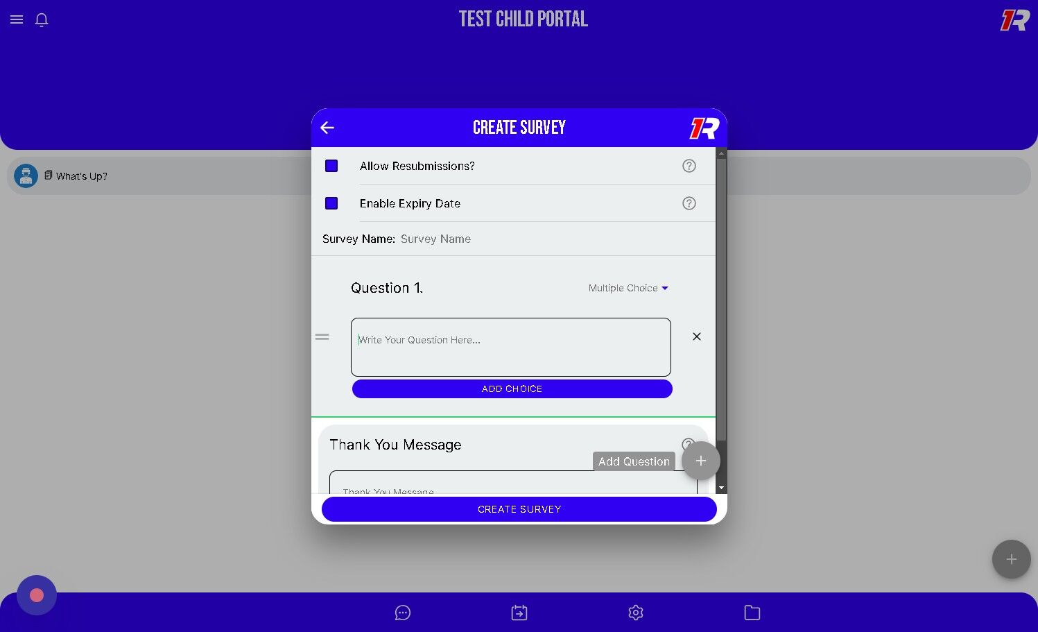 How to create a survey
