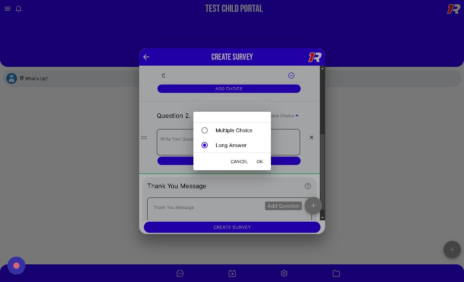 How to create a survey