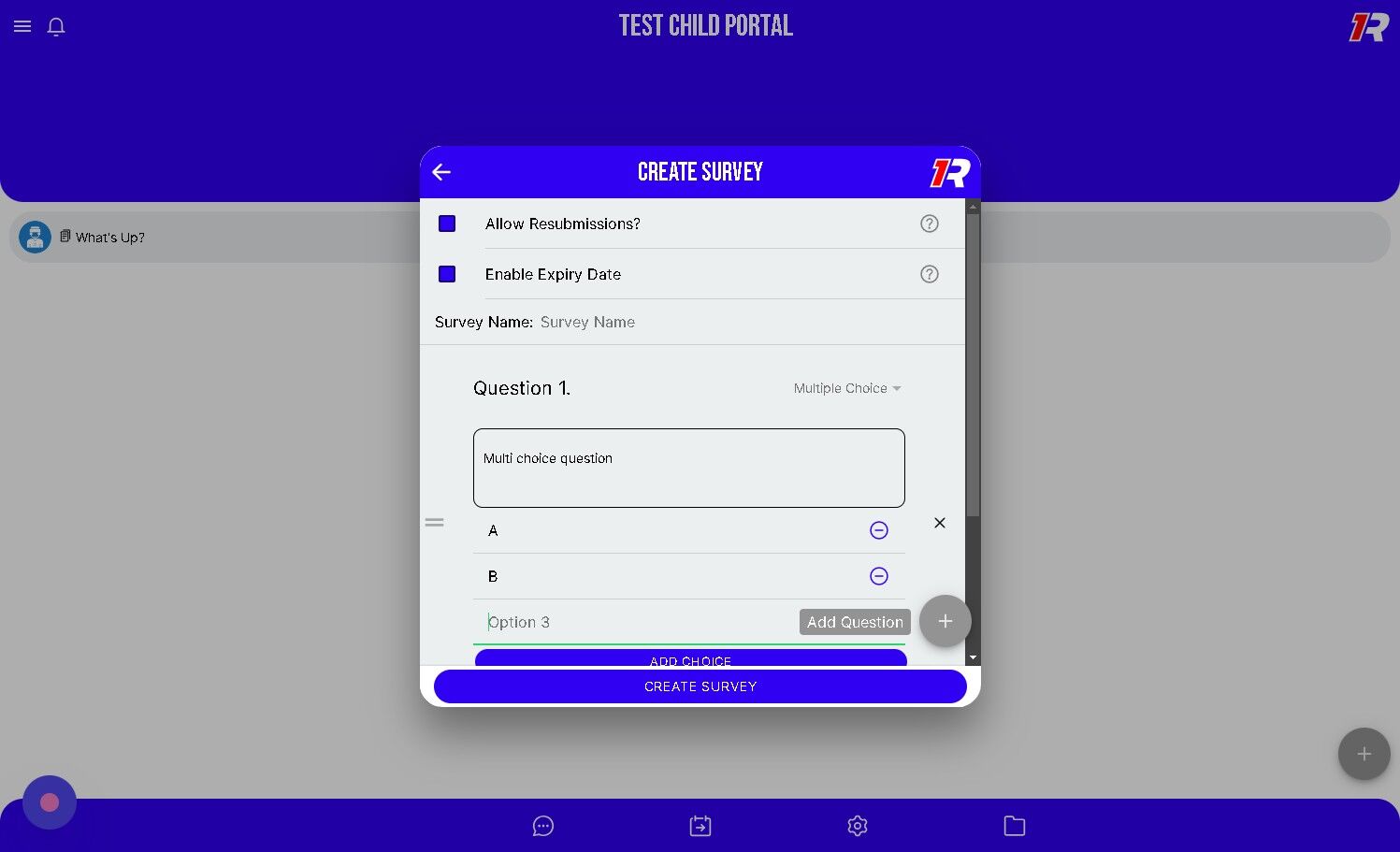 How to create a survey