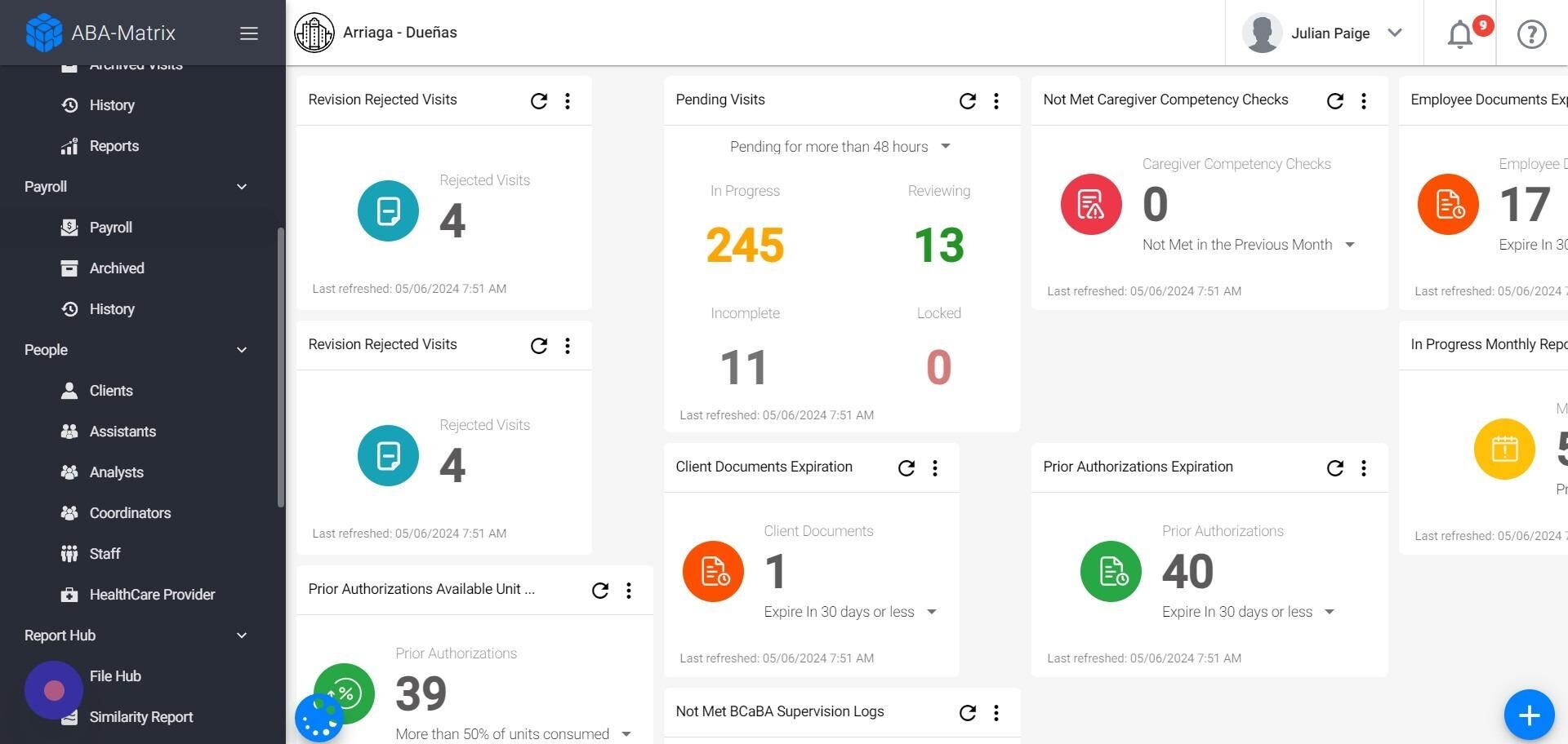 How to run a Payroll - ABA Matrix Knowledge Desk