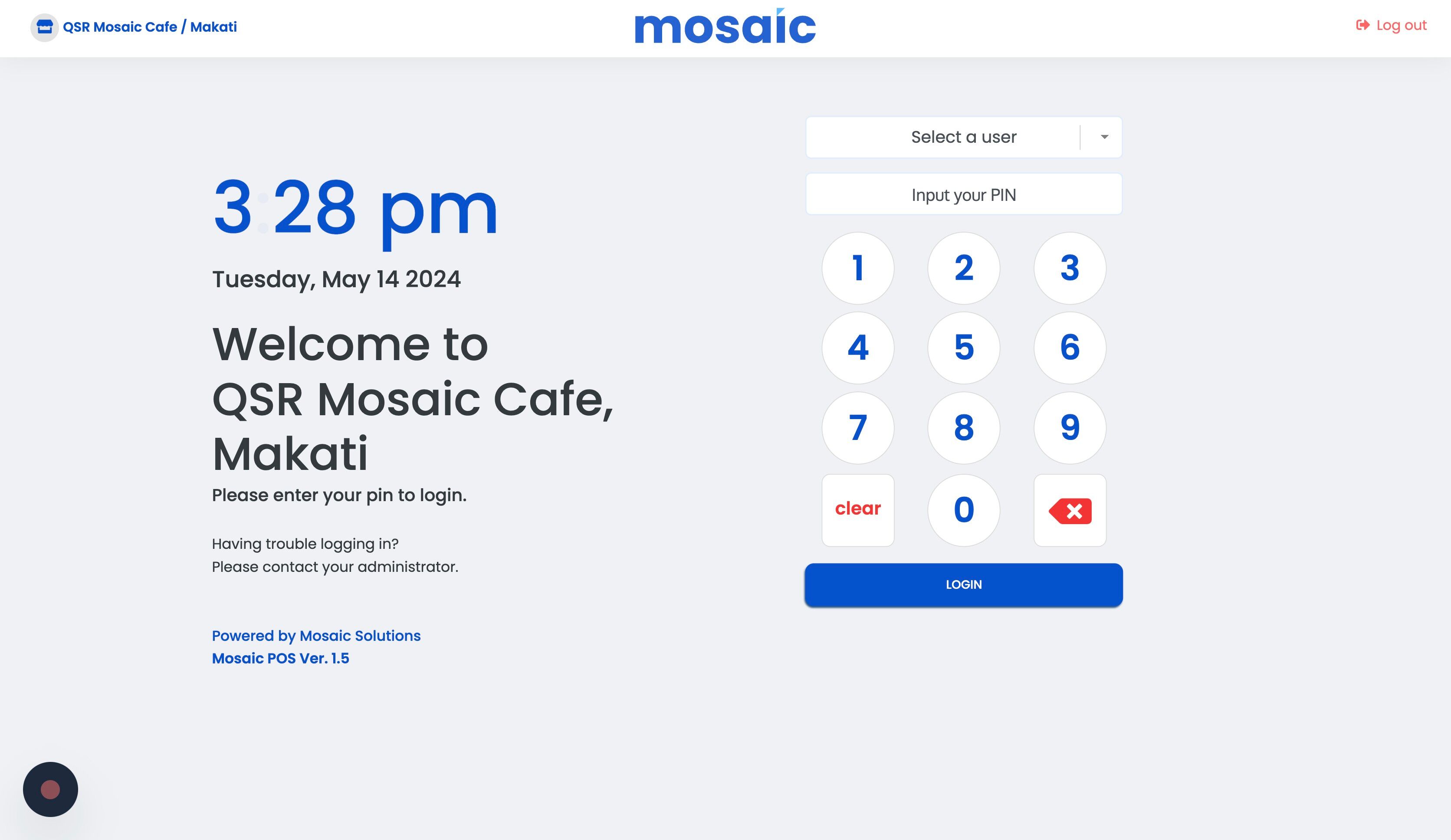 How to Temporarily Lock the Device (POS v1.5)