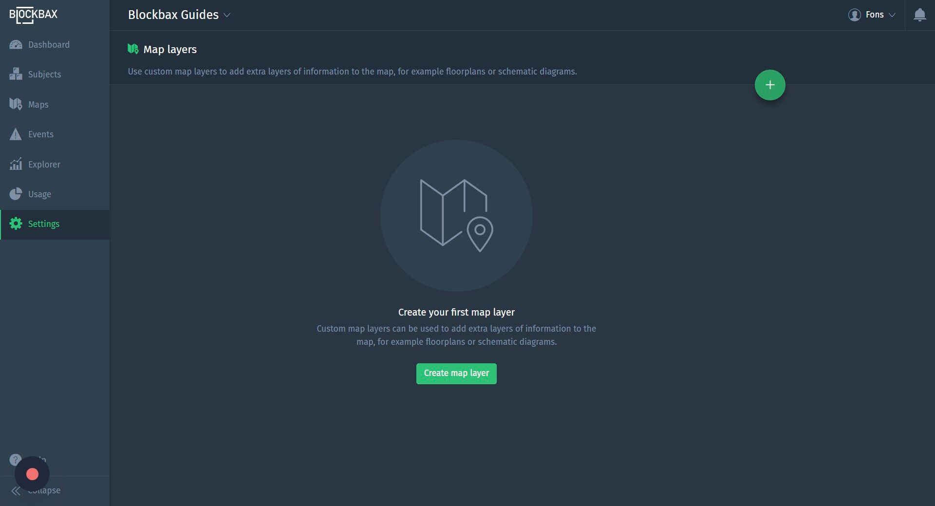 Creating a global map layer | Blockbax