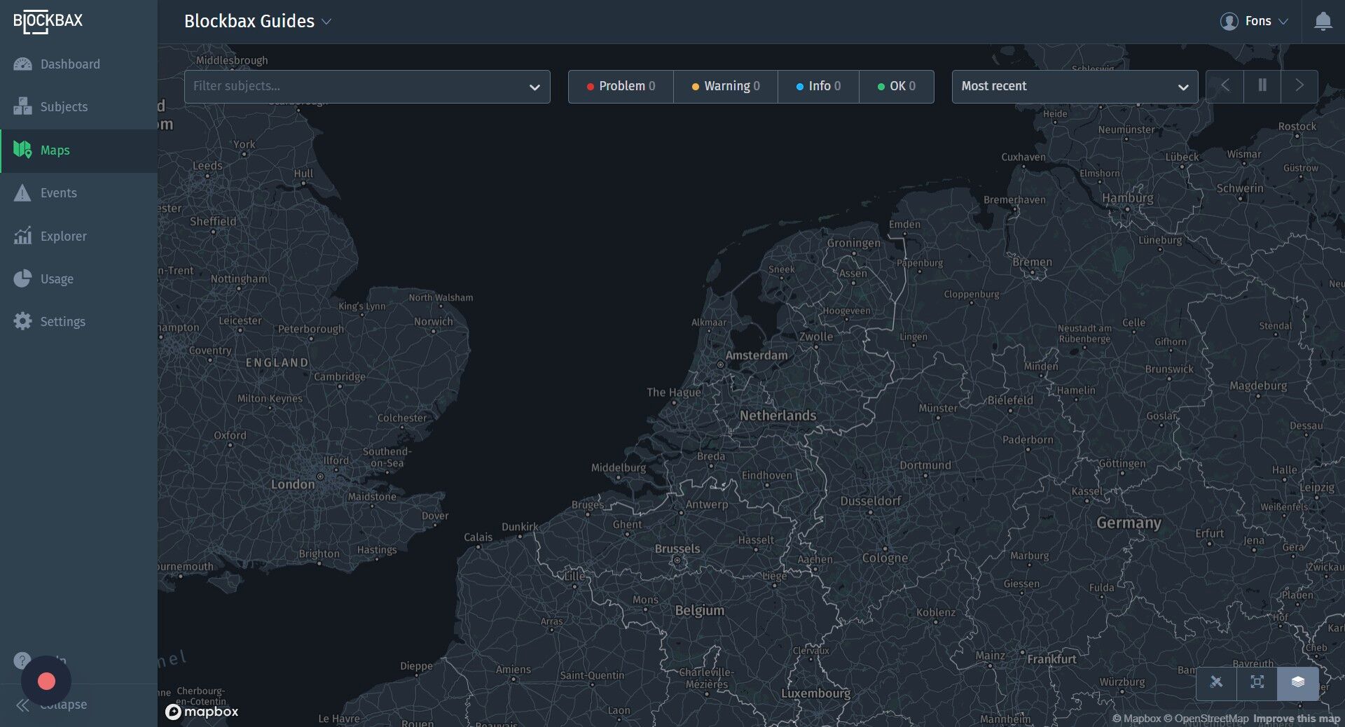 Creating a global map layer | Blockbax