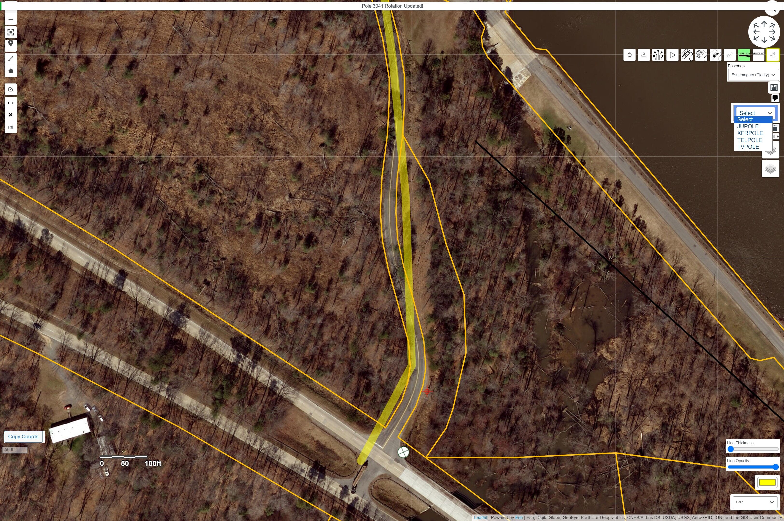 Draw Pole Line Route in Feature Route Maps – Map it All, Very Quickly!