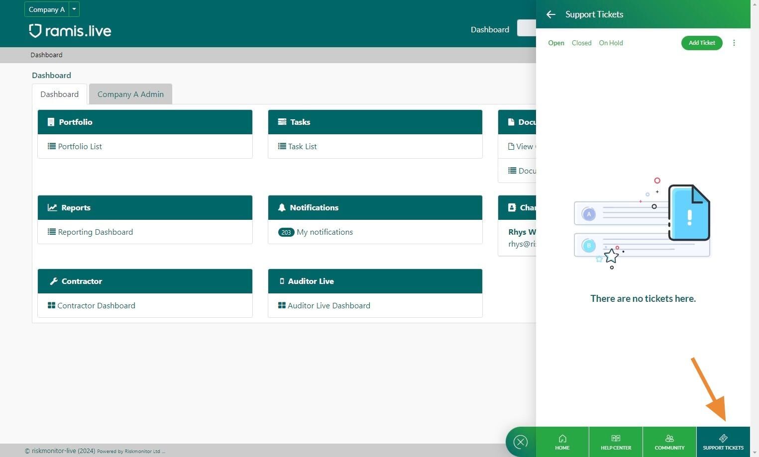 How to raise a Shield Service Support Ticket