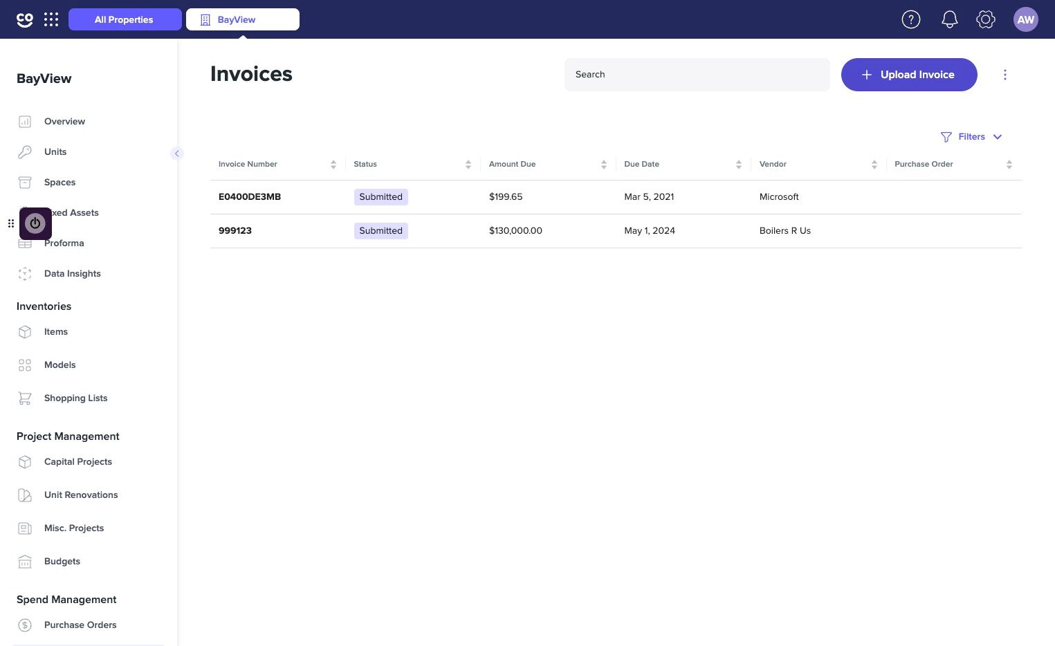 Invoices – HappyCo