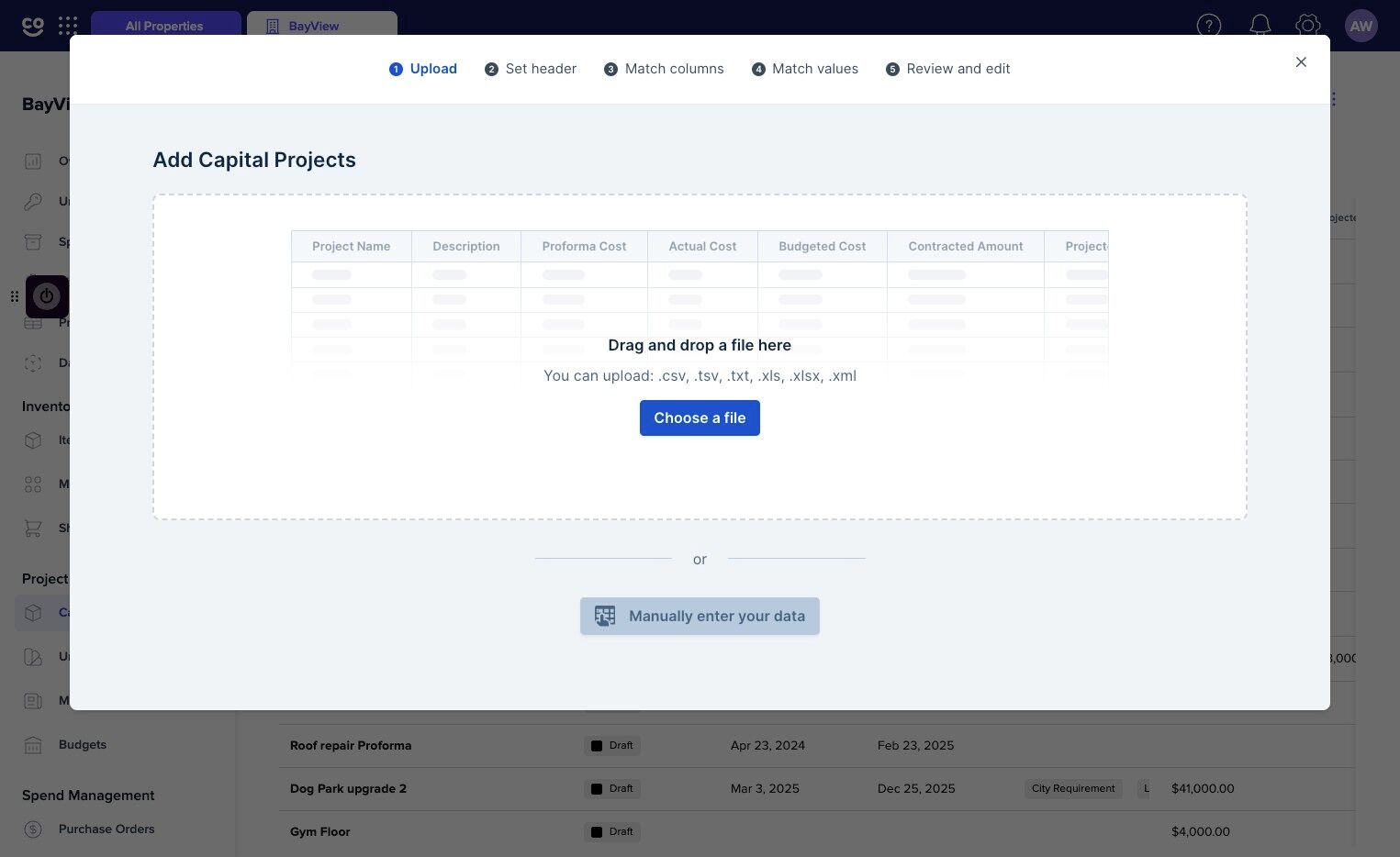 Bulk Upload – HappyCo